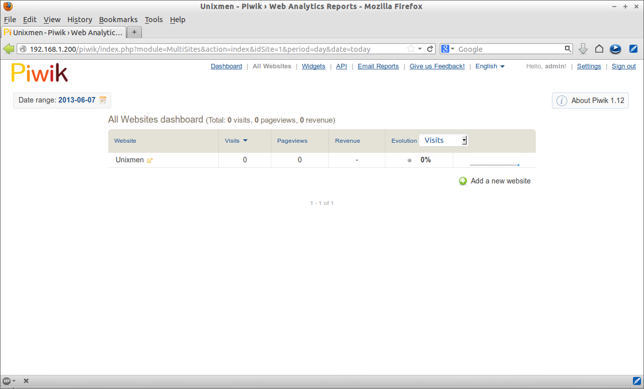 Install and Configure Piwik Web Analytics Tool for Your Websites | Unixmen